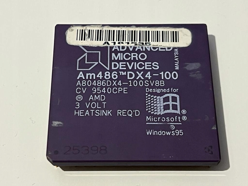 Procesor 486 AMD Am486 DX4-100 100 Mhz - 11908305123 - oficjalne ...