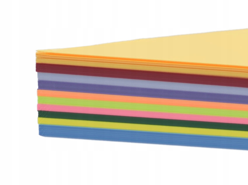 Papier techniczny kolorowy A4 mix 10 kolorów 50ark - 13075906155 ... Papier techniczny kolorowy A4 mix 10 kolorów 50ark - 13075906155 ...