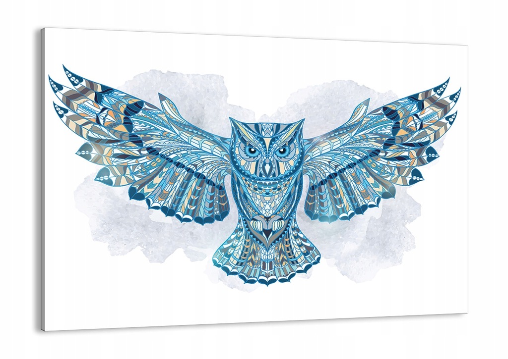 Obraz na płótnie 70x50 sowa lot rysunek 3087 - 10900530059 - oficjalne ...