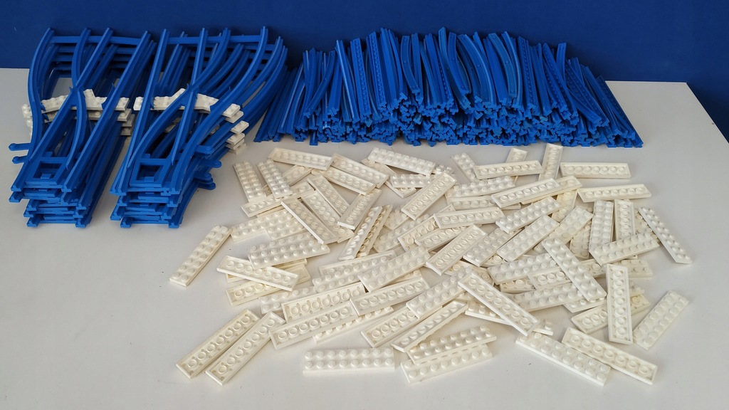 Lego Tory Zwrotnice Płytki Mega Zestaw 365 sztuk - 16530459724 ...