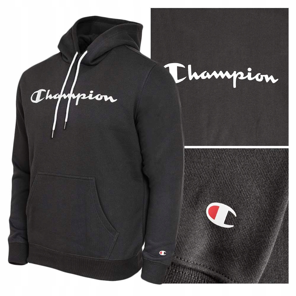 CHAMPION Bluza Męska Ocieplana 218282 SZARA M - 12440084234 - oficjalne ...