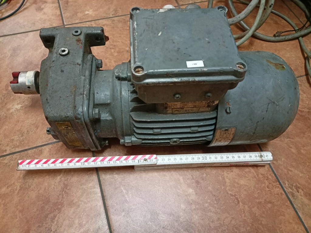 Silnik elektryczny z hamulcem i przekładnią - 11821566798 - oficjalne archiwum Allegro