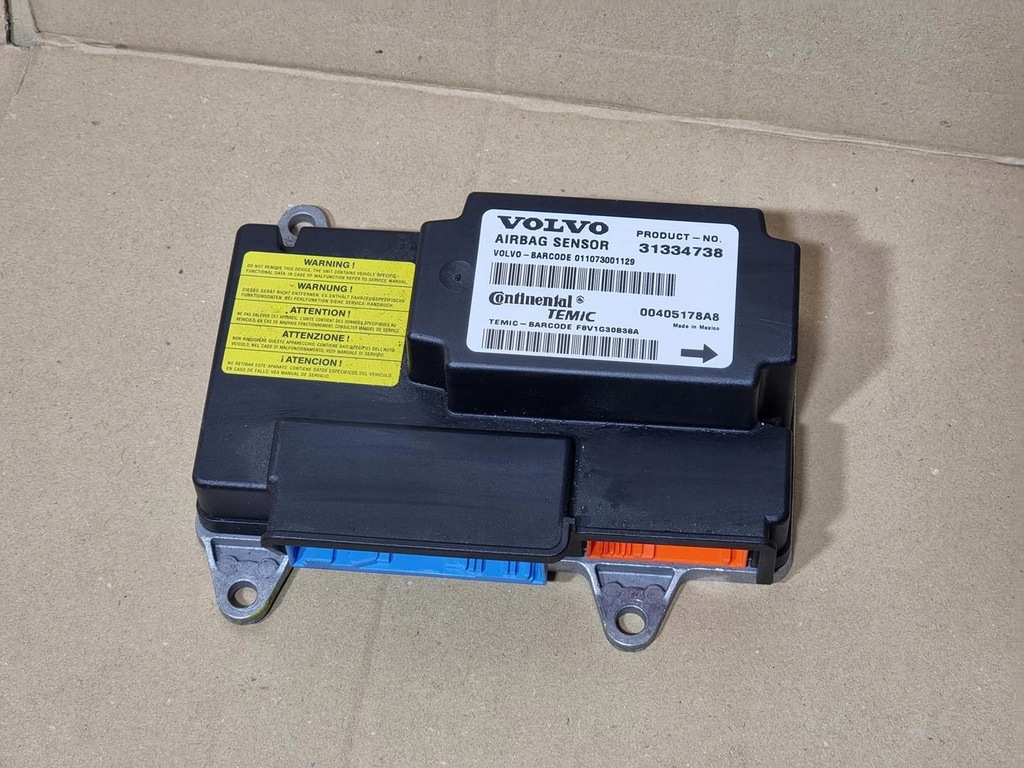 Sensor Airbag Volvo V50 S40 C30 C70 Moduł Poduszek - 13422046133 - oficjalne archiwum Allegro