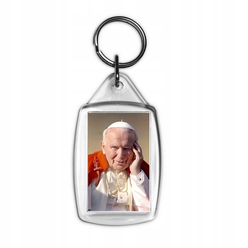 Brelok prostokątny "Św. Jan Paweł II"-2 - 7575542231 - oficjalne ...