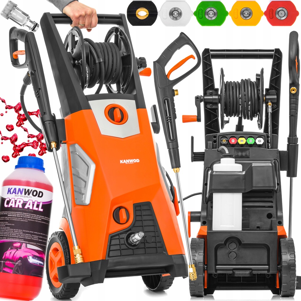 MOCNA MYJKA CIŚNIENIOWA KANWOD PREMIUM XL 300 BAR - 10455150600 - oficjalne archiwum Allegro