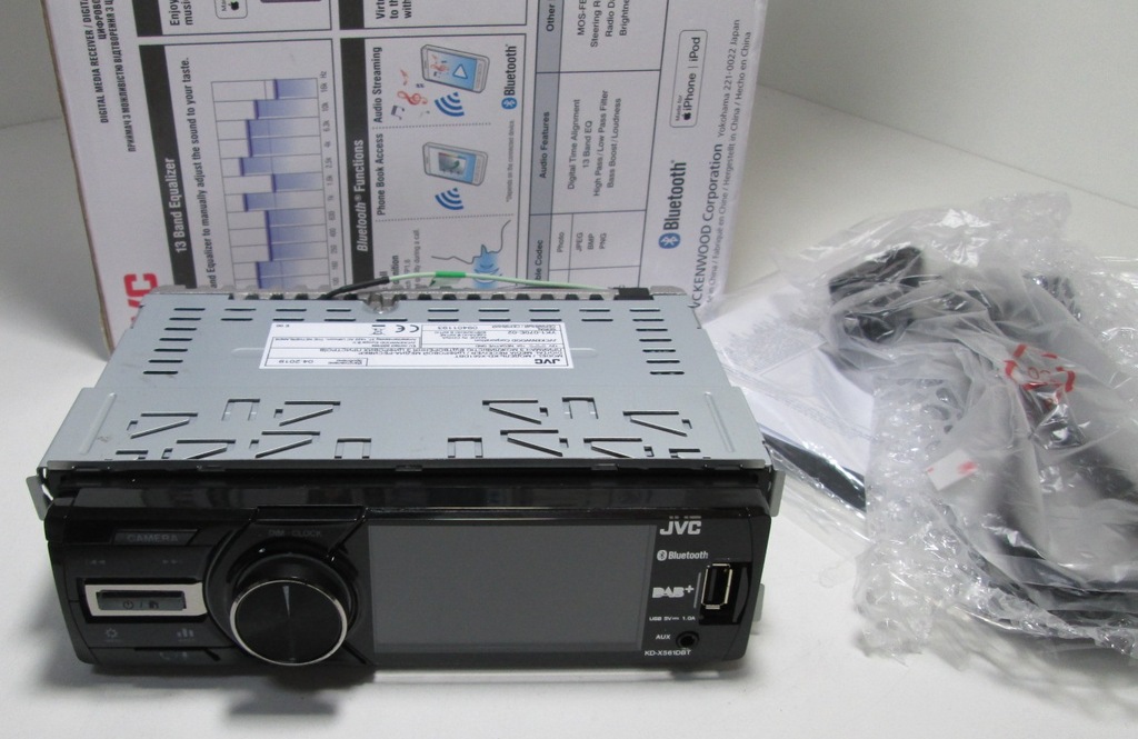 Radioodtwarzacz JVC KD-X561DBT BLUETOOTH USB - 12306133228 - oficjalne archiwum Allegro