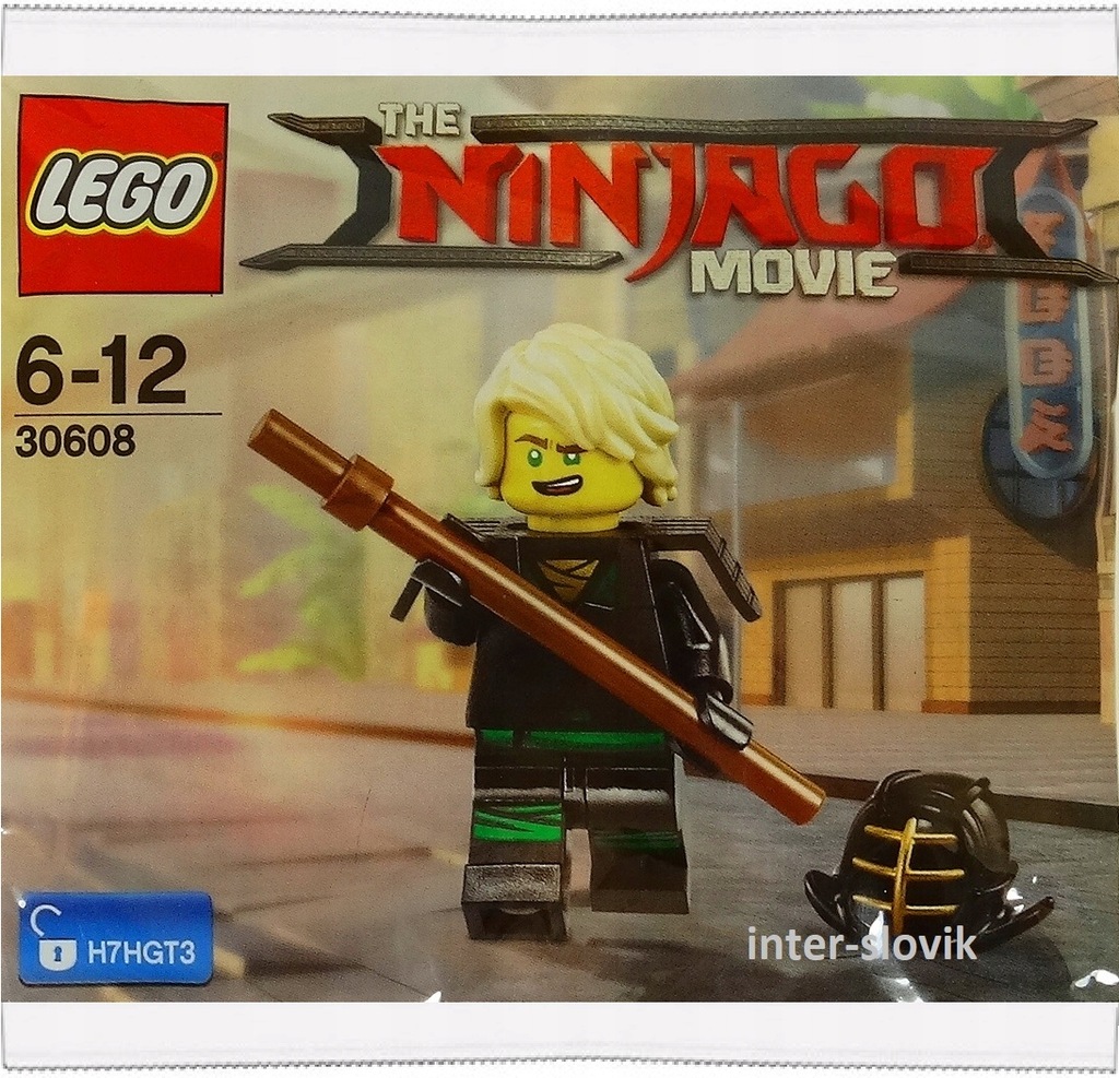 LEGO FIGURKA LLOYD ZIELONY NINJA SASZETKA 30608 - 7175630867 ...