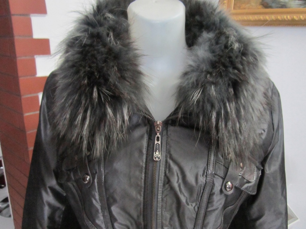 LIS JENOT plus skóra naturalna kurtka LUO LUO - 12499859844 - oficjalne ...