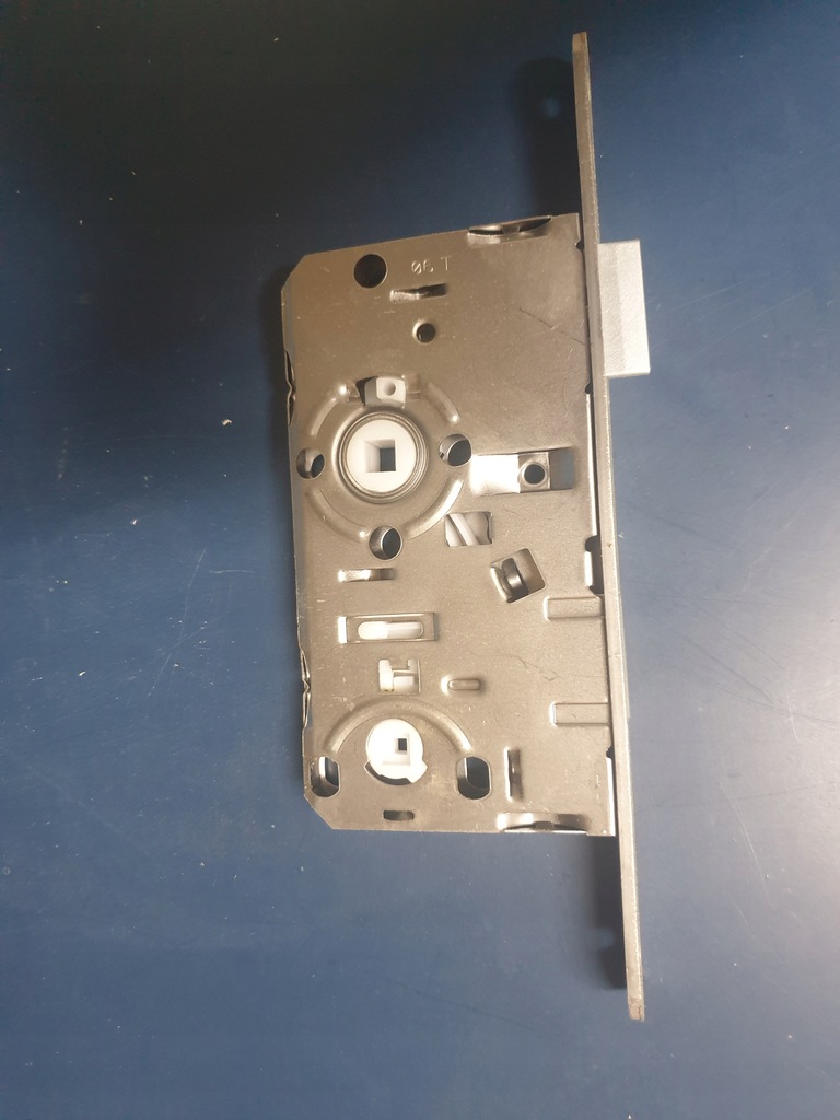 zamek wpuszczany WILKA 1122 - do drzwi wewnętrznych WC, LEWY ...