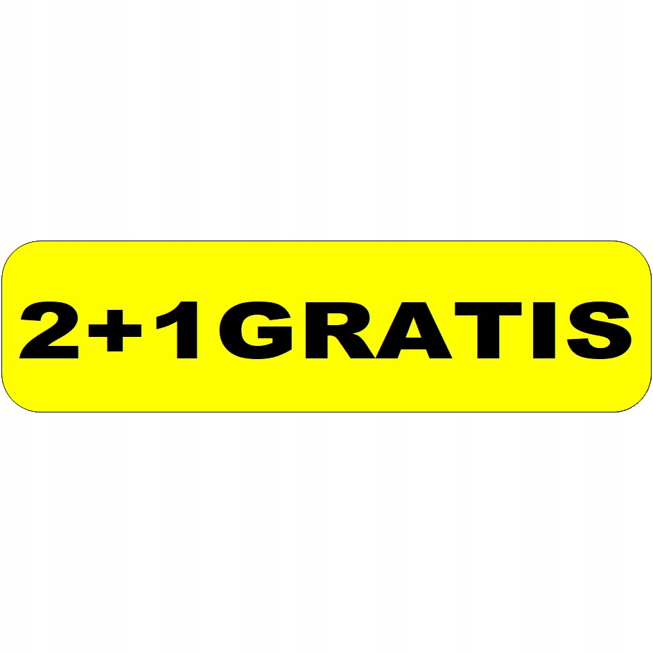 Etykiety Naklejki Napis 2+1GRATIS - 1000etykiet - 8737014931 ...