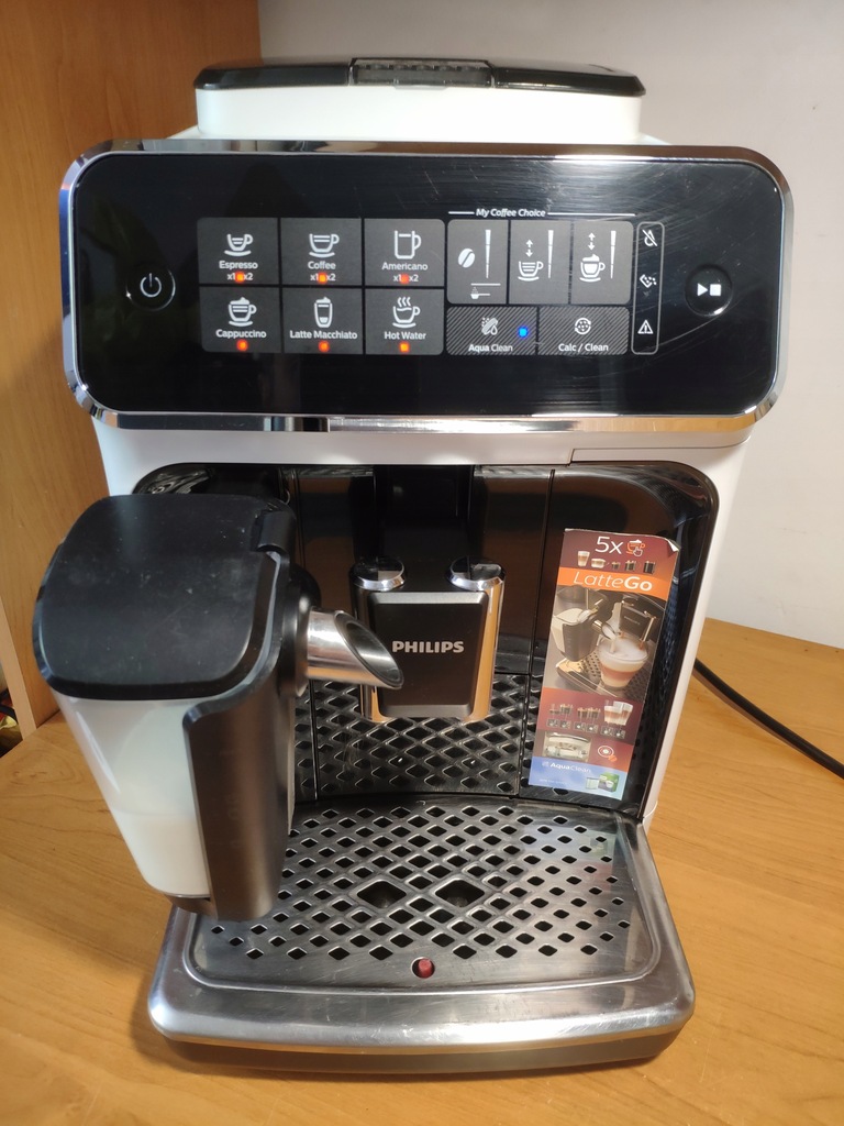 Ekspres do kawy Philips LatteGo EP3243/50 biały - 12155828503 - oficjalne archiwum Allegro