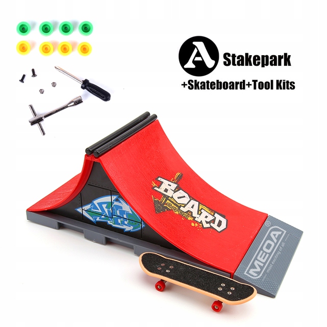 6 w 1 Mini Finger Park rysunek Skate scena deska m - 13430877109 ...