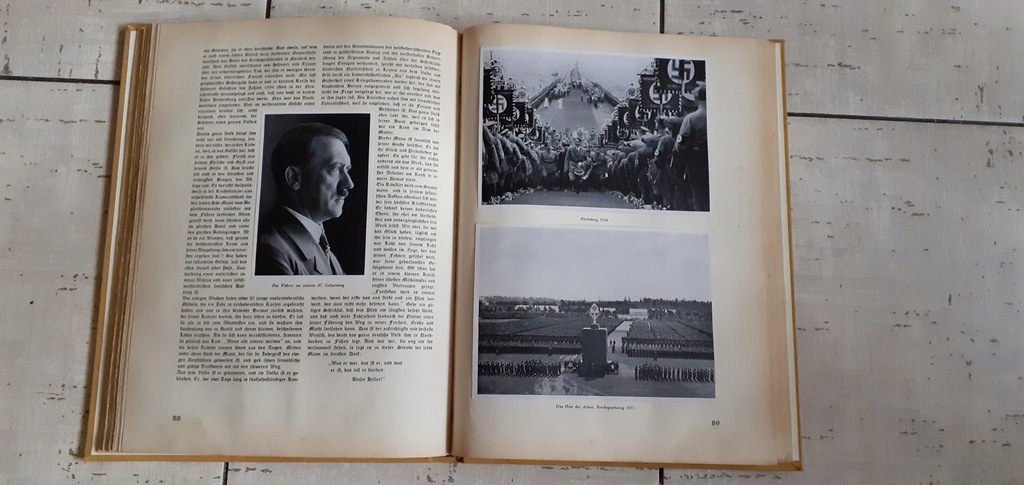 ADOLF HITLER 1935 NSDAP-3 RZESZA ZDJECIA HOFFMANNA - 12623300093 ...