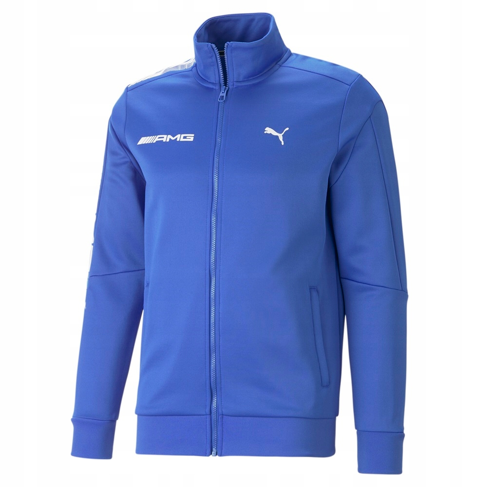 Bluza PUMA MERCEDES MAPF1 MT7 TRACK JACKET AMG niebieska na suwak XXL ...