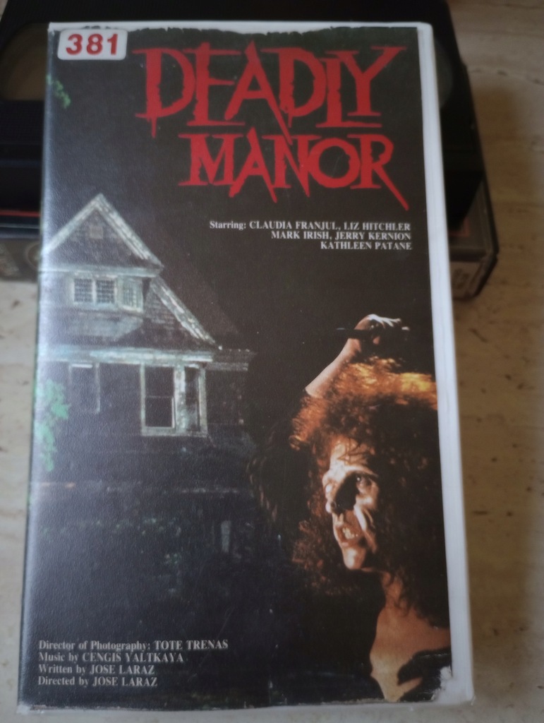 DEADLY MANOR - Horror VHS - 13236544681 - oficjalne archiwum Allegro