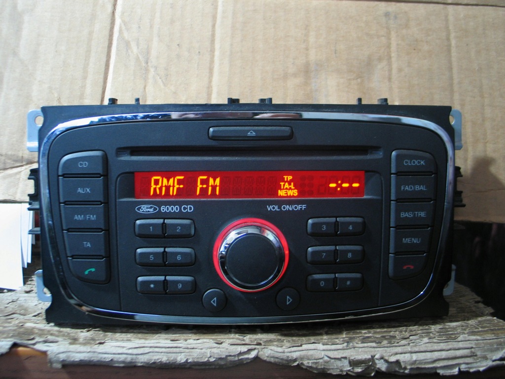 radio ford focus MK2 lift 6000CD + kod - 13313092636 - oficjalne ...