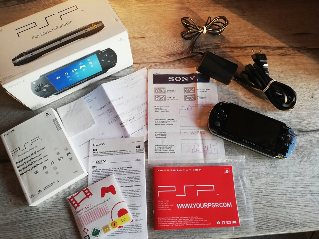SONY PLAYSTATION PSP FAT 1004 BOX !!! - 12586518477 - oficjalne ...