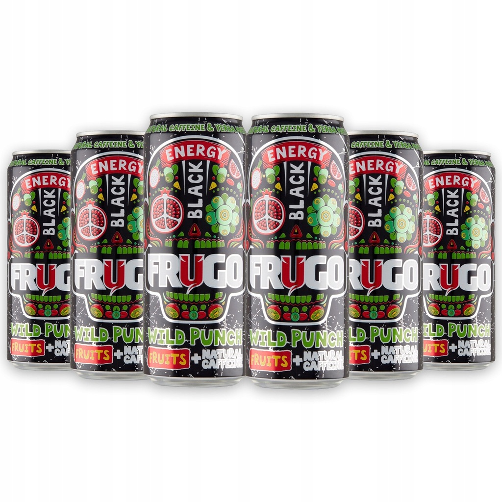 Frugo Wild Punch Black Energy napój 330 ml 6 sztuk - 12455971262 ...