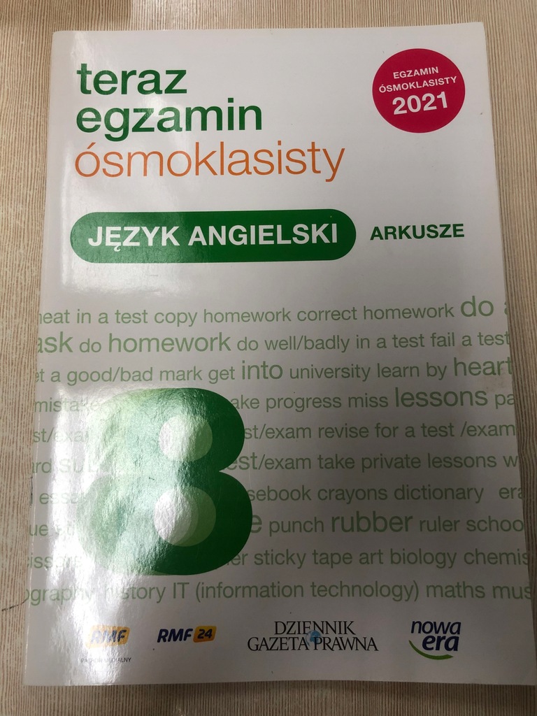 Teraz egzamin ósmoklasisty angielski arkusze 2021 - 12701993462 - oficjalne archiwum Allegro