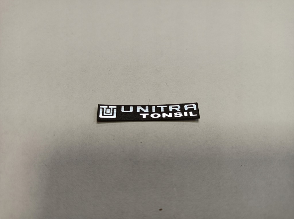 UNITRA TONSIL logo naklejka emblemat 33x6 mm *SR - 10704021984 ...