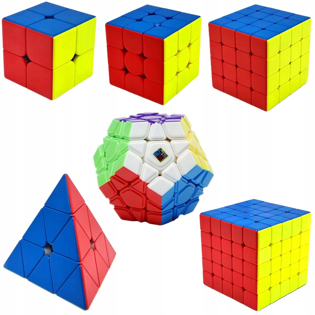 Kostka MoYu 2x2|3x3|4x4|5x5|Megaminx 3x3|Pyraminx Piramida 3x3 + SMAR ...