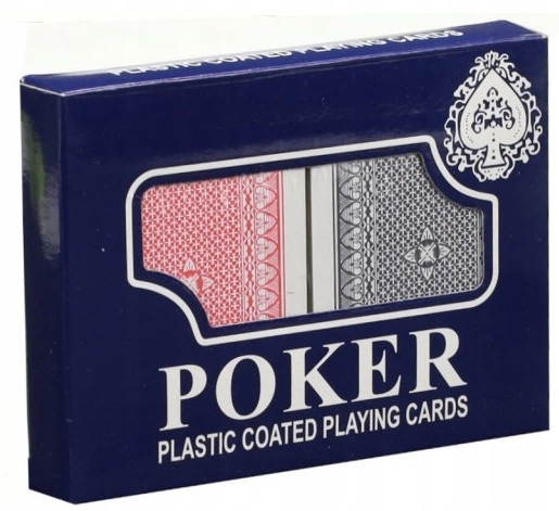 KARTY DO GRY 2 TALIE 108 SZT TRADYCYJNE POKER - 13619862016 - oficjalne archiwum Allegro