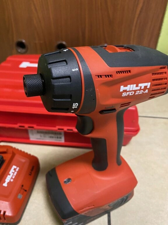 KLUCZ ZAKRĘTARKA HILTI SFD 22-A + AKU ŁAD WALIZKA - 12075654186 - oficjalne archiwum Allegro