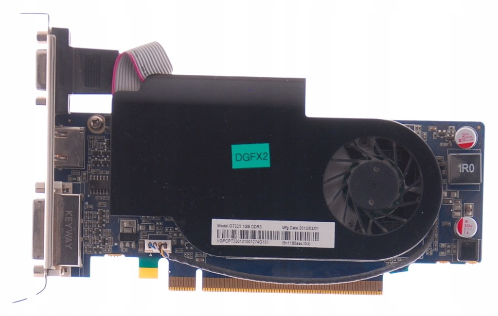 Karta graficzna NVIDIA GeForce GT 320 1GB DDR3 - 11569431403 ...