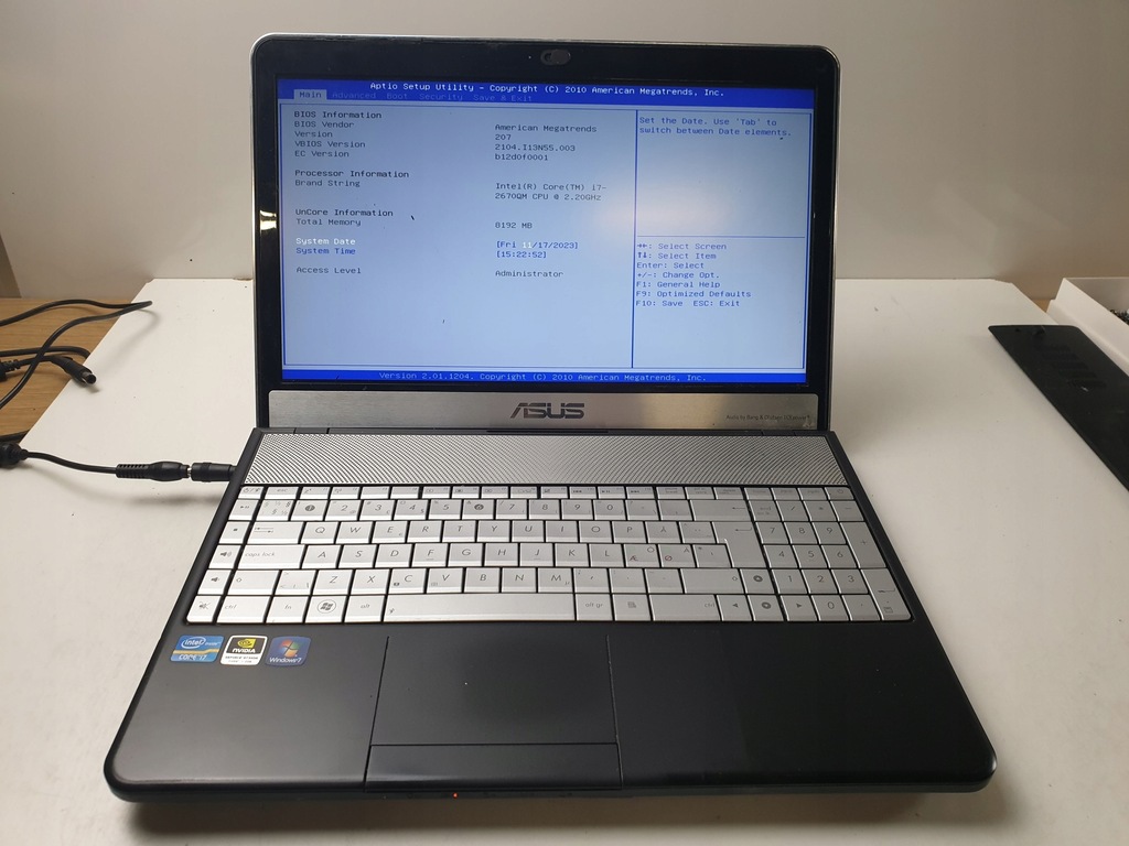 Asus N55S (2115561) - 14728350327 - oficjalne archiwum Allegro