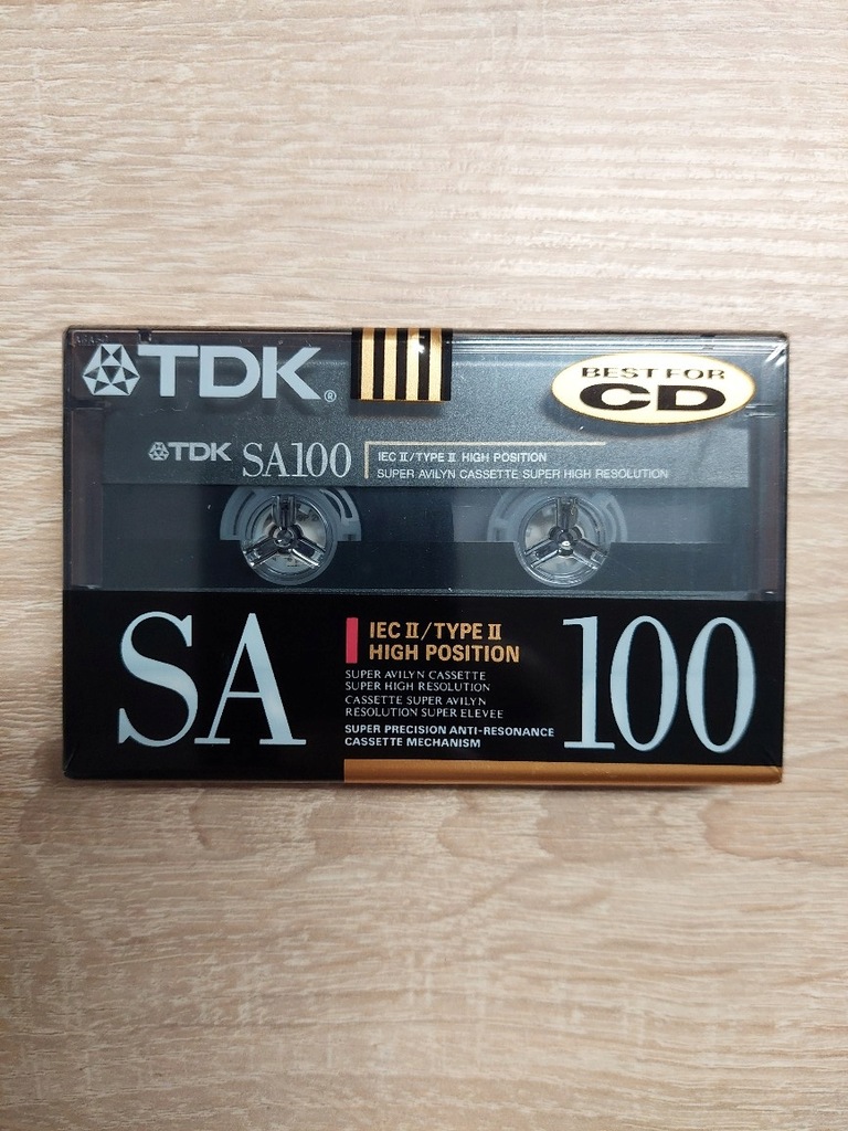 Kaseta magnetofonowa TDK SA 100 NOWA - 13140533034 - oficjalne archiwum Allegro