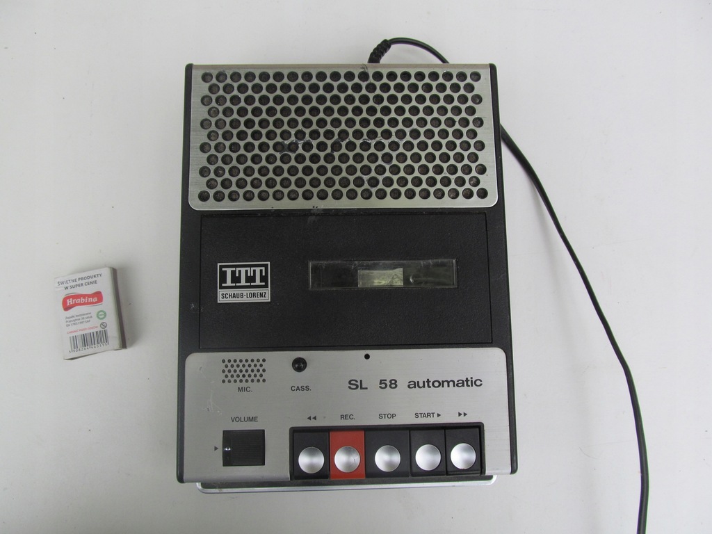 Magnetofon kasetowy ITT Schaub Lorenz SL-58 report - 14308814161 ...