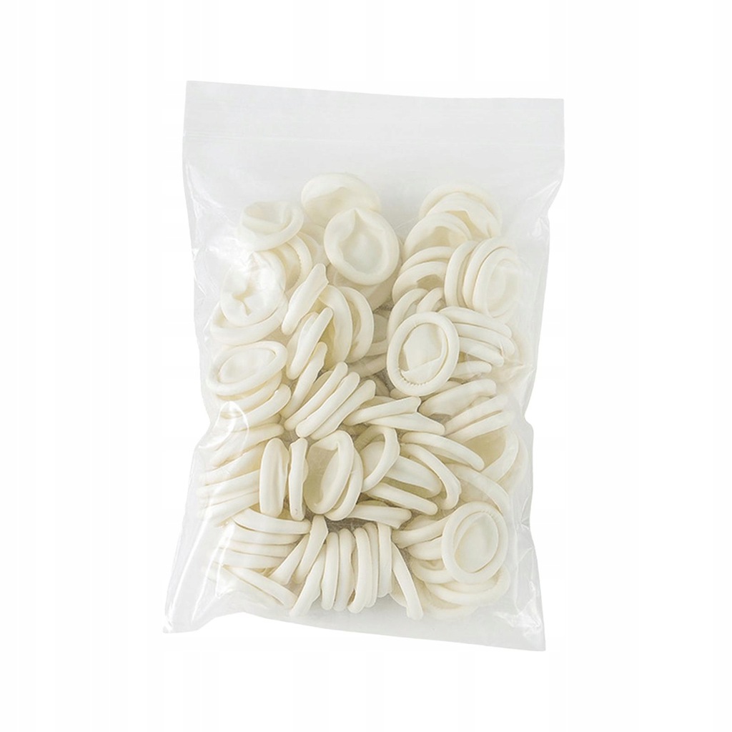 Finger Cots Rubber Finger Tips White Finger Covers for Electronic ...