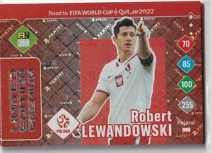 LEWANDOWSKI LIMITED PREMIUM - ROAD TO QATAR 2022 - 11749344706 - oficjalne archiwum Allegro