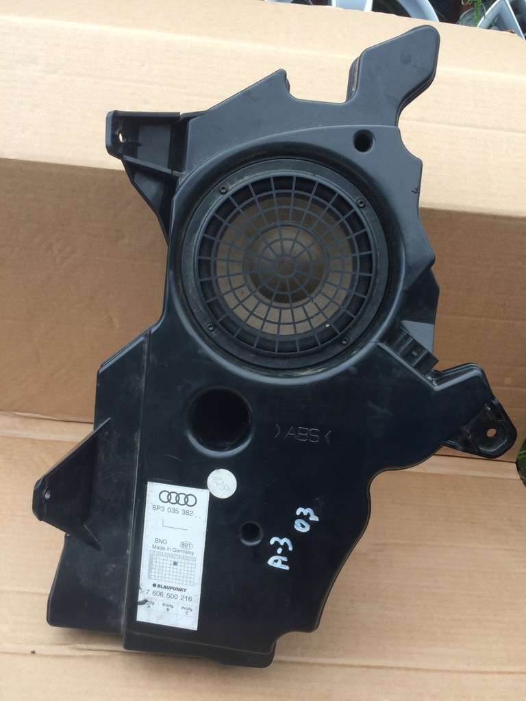 SUBWOOFER WZMACNIACZ AUDI A3 8P 8P3035382 BLAUPUNK - 7825689145 - oficjalne archiwum Allegro