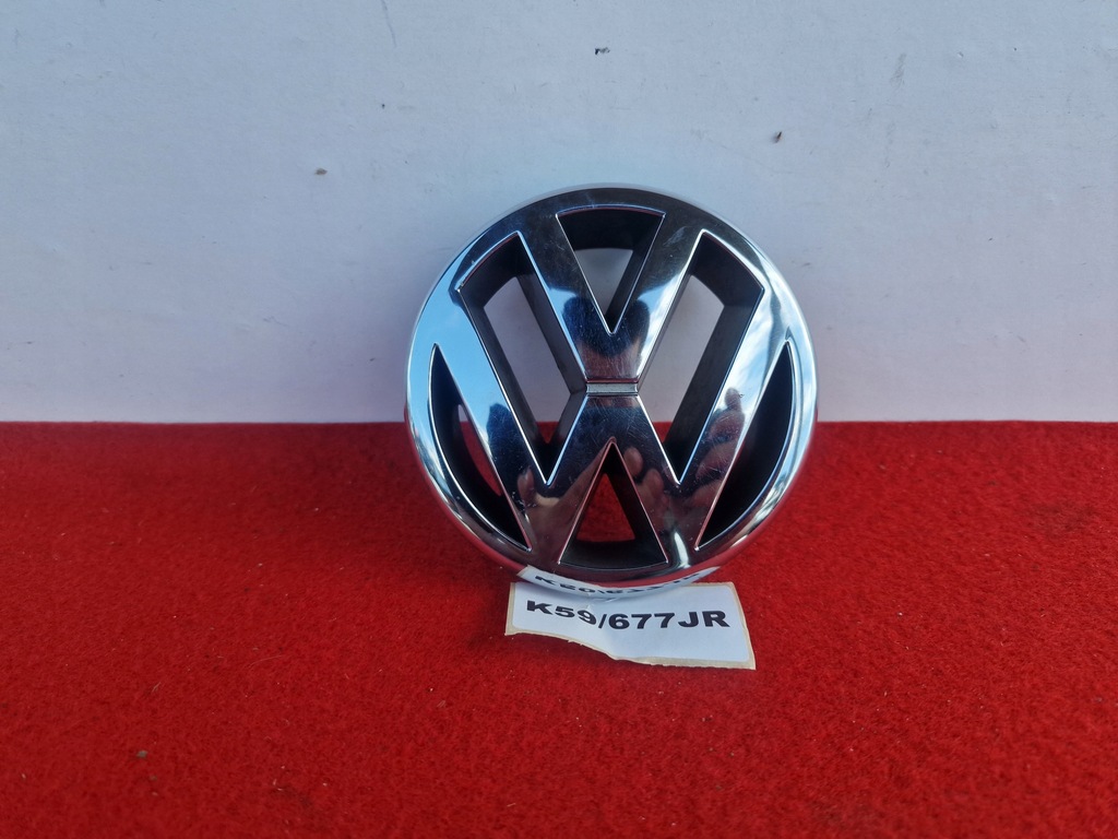 ORYGINALNY ZNACZEK ATRAPY EMBLEMAT VW T4 PASSAT B5 GOLF POLO K59/677JR ...