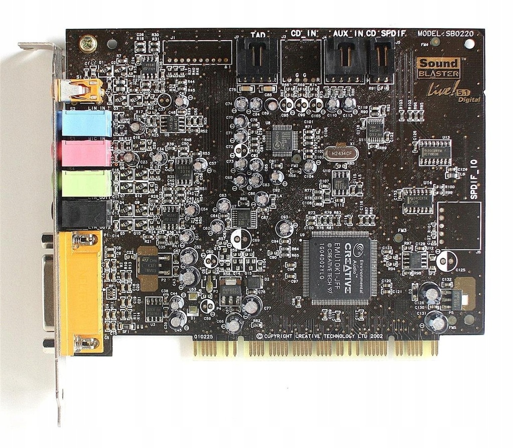 Karta dźwiękowa Sound Blaster Live! 5.1 SB0220 - 8493053036 - oficjalne ...
