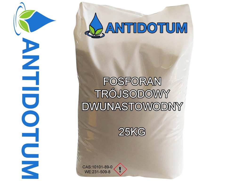 FOSFORAN TRÓJSODOWY 25KG FOSFORAN TRÓJSODU 25 KG - 9964629373 ...