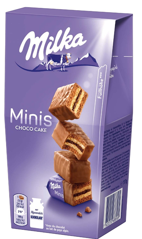 Milka Choco Cake Czekoladowe Ciastka 117g - 12820015146 - oficjalne ...