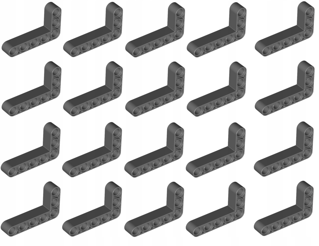 LEGO Technic Liftarm 3x5 32526 ciemny szary 4210753 - 20 szt ...