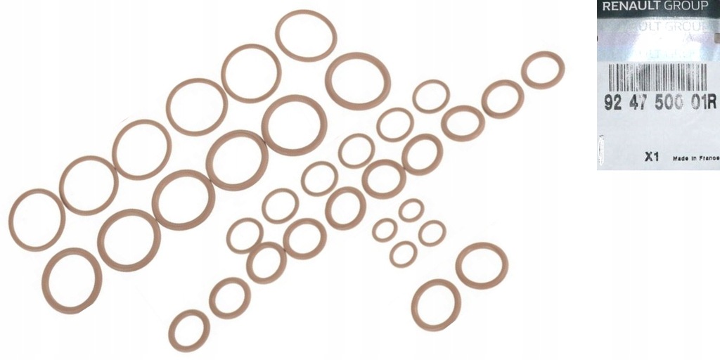 ORINGI KLIMATYZACJI MASTER III MOVANO ORYG KPL - 11767527824 ...