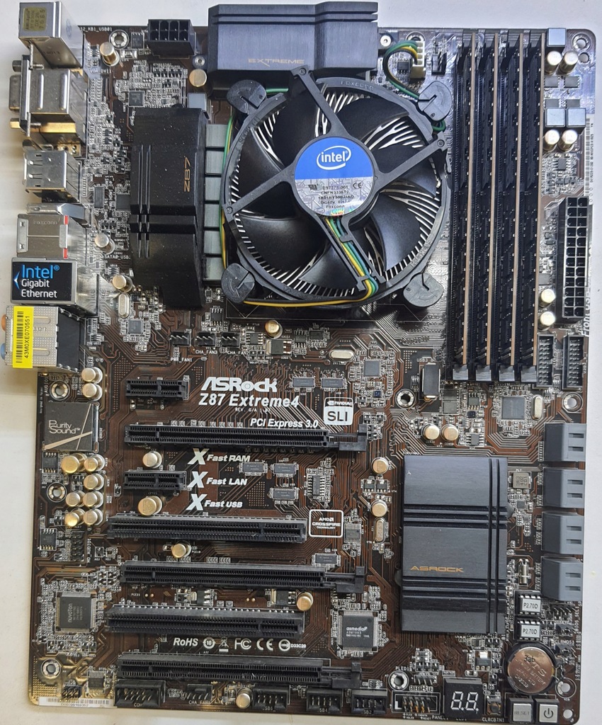 Płyta ASROCK Z87 Extreme4 E3-1240v3 (I7-4770) 16GB - 12320566166 ...