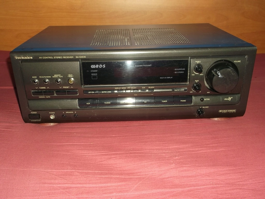 Amplituner Technics SA-EX510 Wzmacniacz i radio STEREO A i B ...