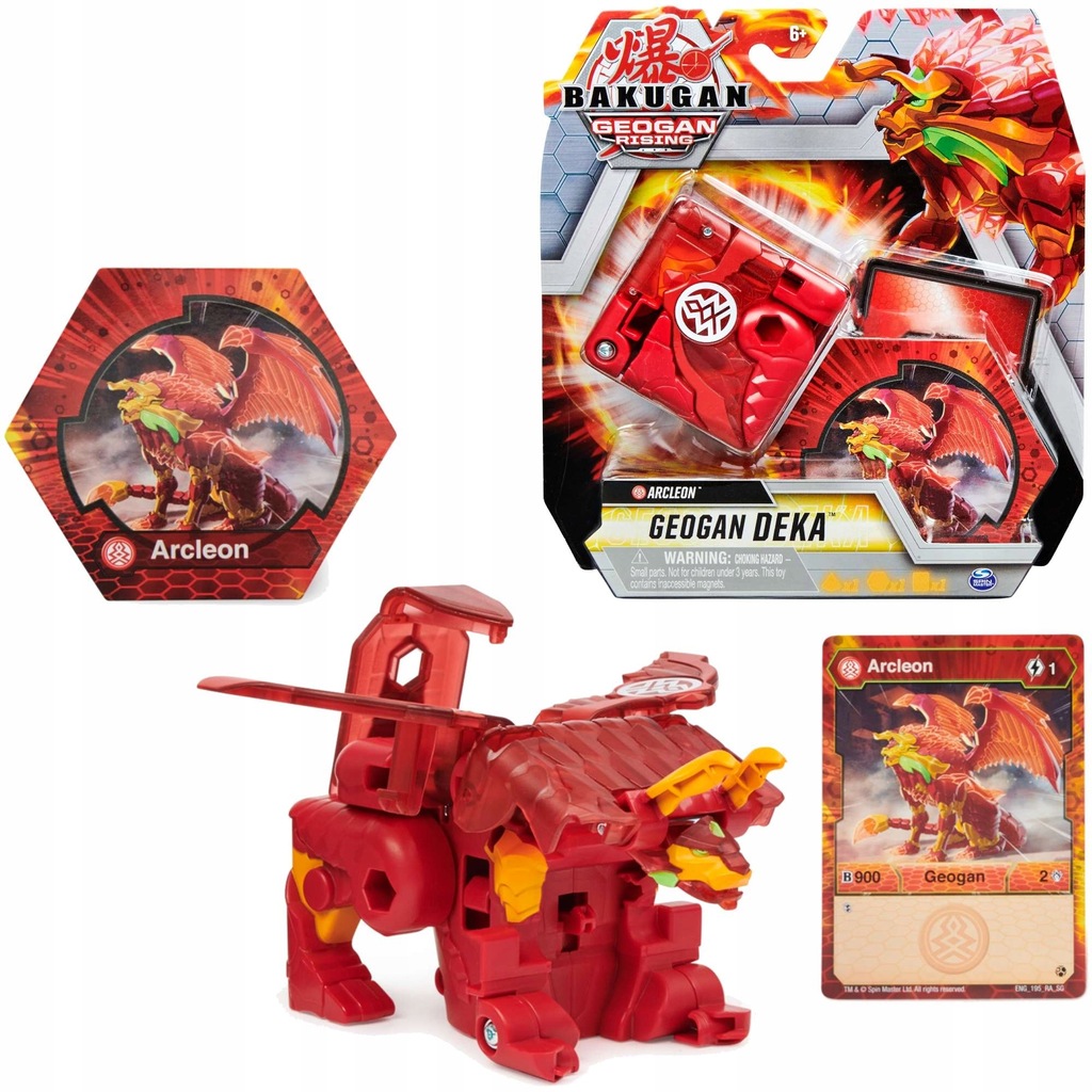 BAKUGAN GEOGAN RISING DEKA PYRUS ARCLEON FIGURKA - 11070667552 ...
