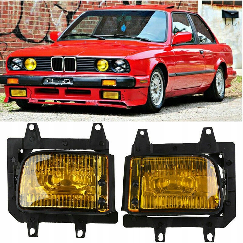Halogeny Przeciwmgielne ZÓŁTE BMW E30 1985-1993 - 8434606585 ...