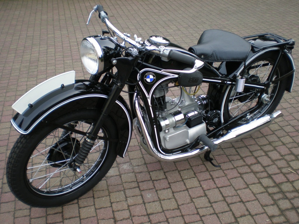 BMW R35 1951 motocykl zabytkowy ODRESTAUROWANY - 7207635886 - oficjalne ...