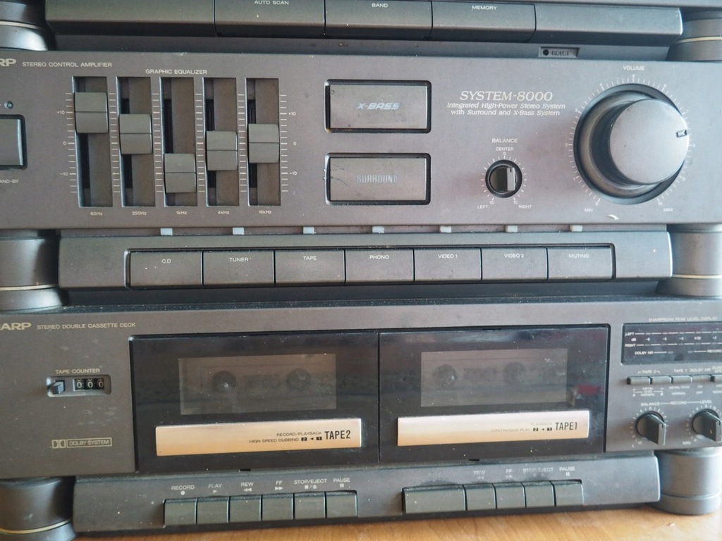 SHARP system SC- 8000 przedwzmacniacz - 12528475807 - oficjalne ...