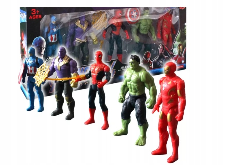 5 FIGUREK ZESTAW AVENGERS SPIDERMAN HULK IRON MAN - 11460813341 ... 5 FIGUREK ZESTAW AVENGERS SPIDERMAN HULK IRON MAN - 11460813341 ...