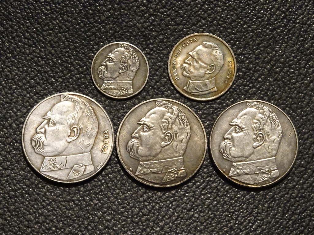 Monety kolekcjonerskie II RP mix Piłsudski REPLIKI-W308 - 14401226838 ...