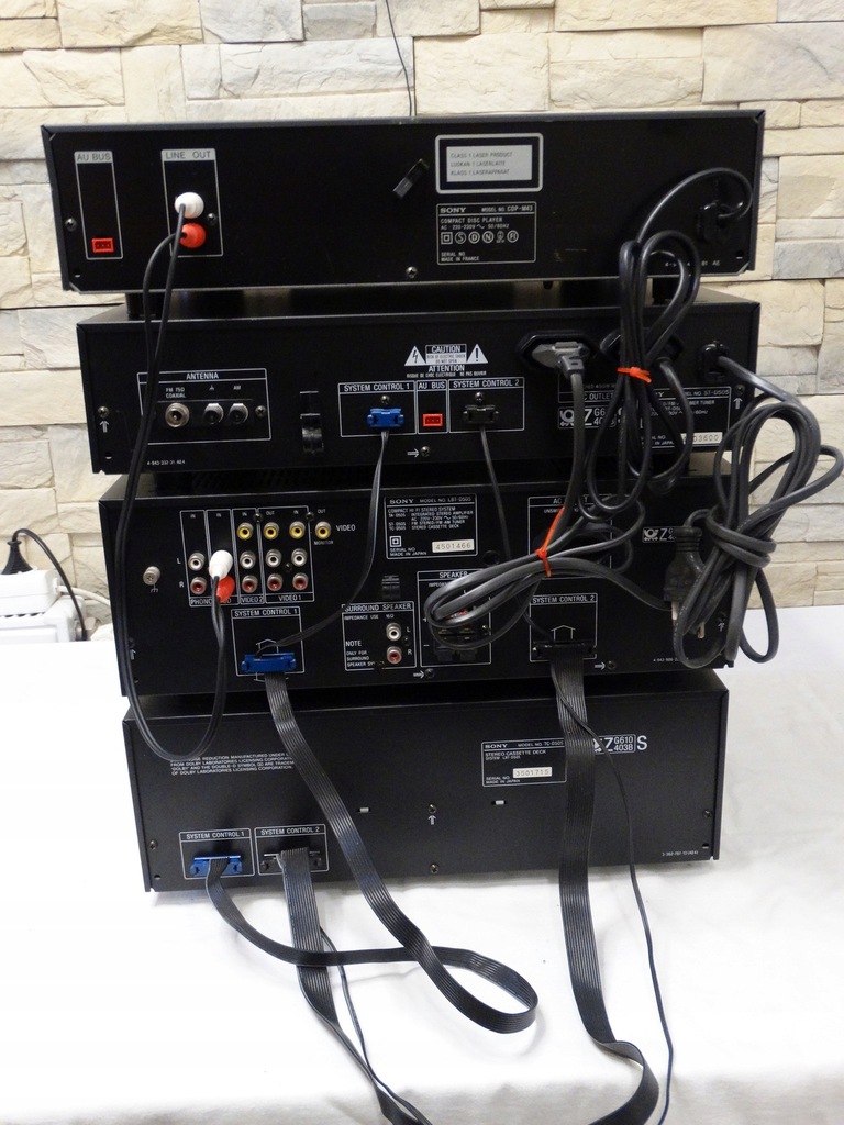 WIEŻA SONY LBT-D505+PILOT 4 SEGMENTY - 11243642175 - oficjalne archiwum ...