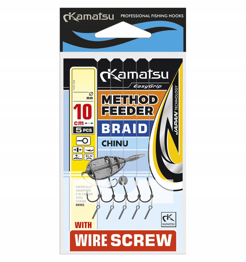 PRZYPON METHOD FEEDER 10/10cm/0,12mm z plecionki - 12498352496 - oficjalne archiwum Allegro